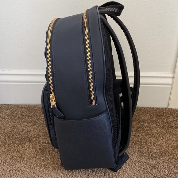 Coach | Bags | Coach Navy Blue Court Backpack With Ruching Brand New ...